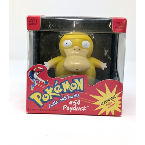 Hasbro | Toys | Vintage Psyduck 54 998 Hasbro Pokemon Electronic Voice ...